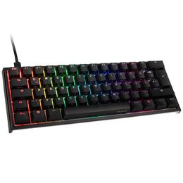 Ducky Channel Tastatur AZERTY Französisch mit Hintergrundbeleuchtung One 2 Mini RGB