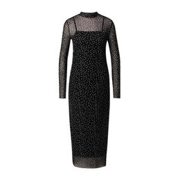 EDITED Kleid 'Nati' Damen Größe 34 schwarz / weiß Winterkleid