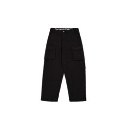 Cargohose Alpha Industries "Ripstop Patchwork Pant", Herren, Gr. 28, Normalgrößen, schwarz, Obermaterial: 100% Baumwolle, Hosen