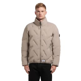 Khujo Herren Steppjacke "CLOVER"greige, Gr. L, unifarben, Web, Obermaterial: 100% Polyester. Futter: 100% Nylon. Wattierung: 100% Polyester, Jacken,