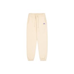 Jogginghose Alpha Industries "Basic Jogger SL II", Herren, Gr. XL, Normalgrößen, vintage weiß, Obermaterial: 80% Baumwolle, 20% Polyester, Hosen