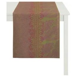 Tischläufer Apelt "7908 Paisley", bunt (beere, grün), B:48cm L:140cm, Polyester, Viskose, Tischdecken