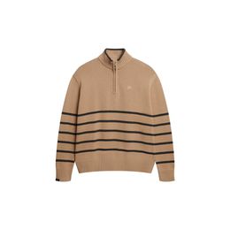 Superdry Pullover Damen Größe L camel / marine