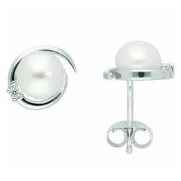 Paar Ohrhänger ADELIA ́S "1 Paar 925 Silber Ohrringe / Ohrstecker mit Zirkonia", silber, Ohrringe, Damen, Damen, Silber 925 (Sterlingsilber), mit Zirkonia Silberschmuck für Damen