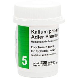 Biochemie Adler 5 Kalium phosphoricum D 6 Tabl. 200 St