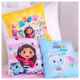 Dekokissen "Gabbys Dollhouse", bunt, B:40 H:2,5 L:40, Polyester, DREAMWORKS GABBY’S DOLLHOUSE, Dekokissen_Sitzkissen_Kissenhüllen, hochfarbig bedruckt