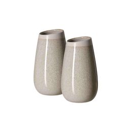 Ritzenhoff & Breker Ritzenhoff & Breker 2er Set Vasen Sintra 20 cm in beige | Gr.: onesize