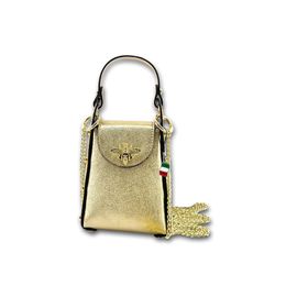Leder Umhängetasche Florence Tasche gold ca. 13cm | Gr.: onesize