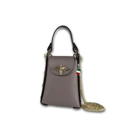 Leder Umhängetasche Florence Tasche braun, taupe ca. 13cm | Gr.: onesize