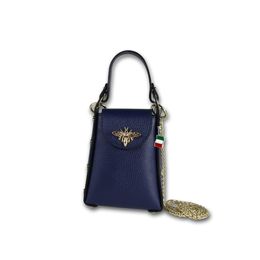 Leder Umhängetasche Florence Tasche blau ca. 13cm | Gr.: onesize