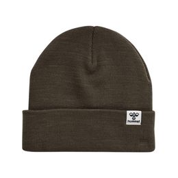 Hummel Kinder Mütze "Hmlpark Beanie" in Braun | Gr.: onesize