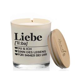 Himmelsflüsterer Liebe - Vanille Duftkerze im Glas - Farbe: Weiß | Gr.: onesize