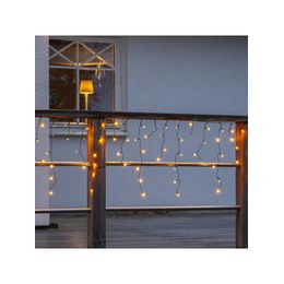 STAR TRADING LED Lichtervorhang ,Golden Warm White', 480 LEDs, 12m in Schwarz | Gr.: onesize