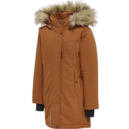 Hummel Kinder Winterjacke "Hmlalma Tex Coat" in Braun | Gr.: 122