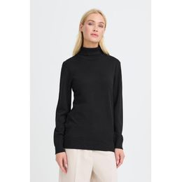 oxmo Rollkragenpullover OXAida in Schwarz | Gr.: XL