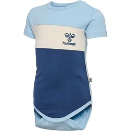 Hummel Kinder Kurzarmbody "Hmlhappy" in Blau | Gr.: 56