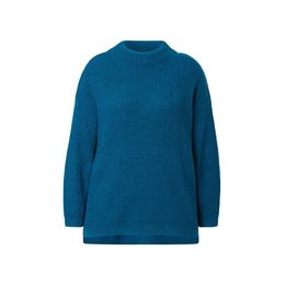 Ulla Popken Oversized-Pullover in petrolblau | Gr.: 54-56