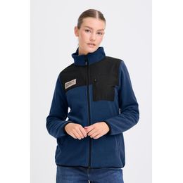 oxmo Fleecejacke OXNete in Blau | Gr.: S