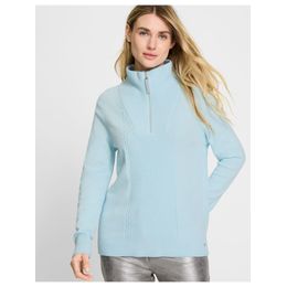 Olsen Troyer-Pullover in Satin Blue Mel | Gr.: 40