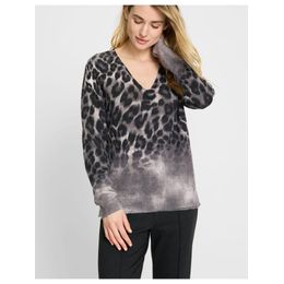 Olsen Strickpullover in Dark Slate Melange | Gr.: 44