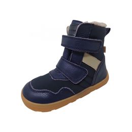 bisgaard Klettstiefel Barefoot Timo TEX in Blau | Gr.: 28