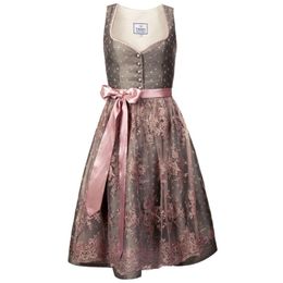 Edelnice Midi Dirndl Claire in silber, rosé | Gr.: 36