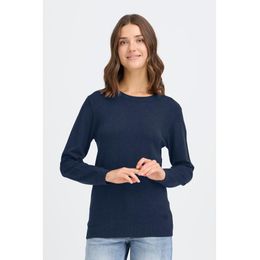 oxmo Strickpullover OXAida in Blau | Gr.: XXL