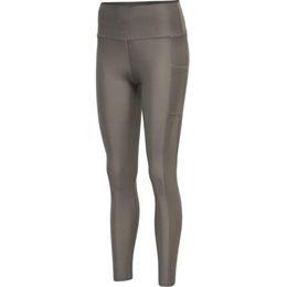 Hummel Leggings in Braun | Gr.: L