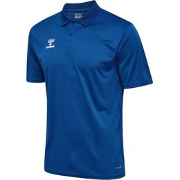 Hummel Polo "Hmlessential Polo" in Blau | Gr.: XL
