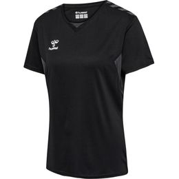 Hummel T-Shirt "Hmlauthentic Pl Jersey S/S Woman" in Schwarz | Gr.: M