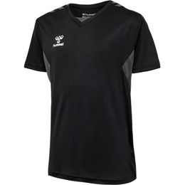 Hummel Shirt "Hmlauthentic Pl Jersey S/S Kids" in Schwarz | Gr.: 116