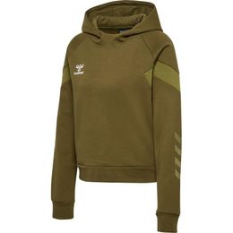 Hummel Hoodie "Hmltravel Sweat Hoodie Woman" in Gr&uuml;n | Gr.: XL