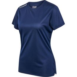 Hummel T-Shirt "Hmlrun Jersey S/S Woman" in Schwarz | Gr.: XL
