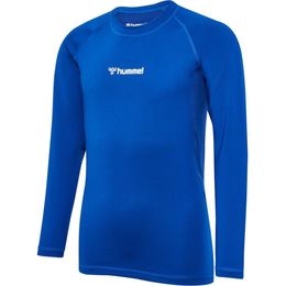 Hummel Shirt "Hmlbl Performance Tee L/S Kids" in Blau | Gr.: 140