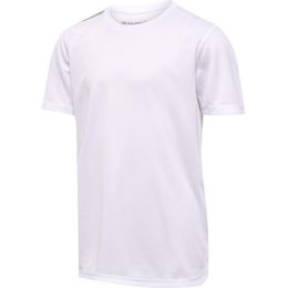 Hummel Shirt "Hmlrun Jersey S/S Kids" in Weiß | Gr.: 152
