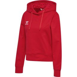 Hummel Hoodie "Hmlgo 2.0 Hoodie Woman" in Rot | Gr.: S