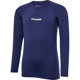 Hummel Shirt "Hmlbl Performance Tee L/S Kids" in Blau | Gr.: 164