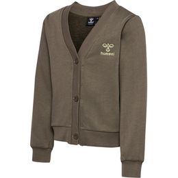 Hummel Hoodie "Hmltone Sweat Cardigan" in Braun | Gr.: 134