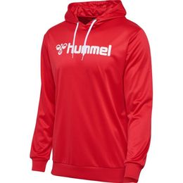 Hummel Hoodie "Hmllogo Hoodie" in Rot | Gr.: 3XL