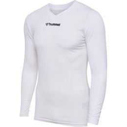 Hummel T-Shirt "Hmlbl Essential Tee L/S" in Wei&szlig; | Gr.: S