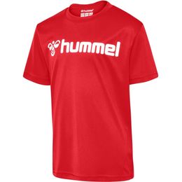 Hummel Shirt "Hmllogo Jersey S/S Kids" in Rot | Gr.: 164