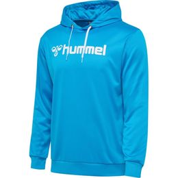 Hummel Hoodie "Hmllogo Hoodie" in Blau | Gr.: L