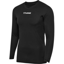 Hummel T-Shirt "Hmlbl Essential Tee L/S" in Schwarz | Gr.: XL