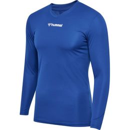 Hummel T-Shirt "Hmlbl Essential Tee L/S" in Blau | Gr.: XL