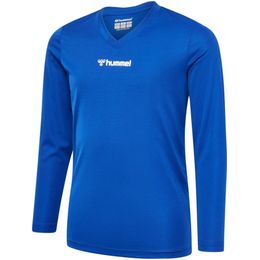 Hummel Shirt "Hmlbl Essential Tee L/S Kids" in Blau | Gr.: 140