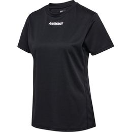 Hummel T-Shirt "Hmlmulti Pl Jersey Woman" in Schwarz | Gr.: M