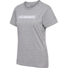 Hummel T-Shirt "Hmlelemental" in Grau | Gr.: XS