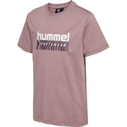 Hummel T-Shirt "Hmltukas T-Shirt S/S" in Lila | Gr.: 116