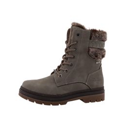 Tom Tailor Schn&uuml;rstiefel in Grau | Gr.: 39
