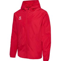 Hummel Jacke "Hmlessential Aw Jacket" in Rot | Gr.: XXL